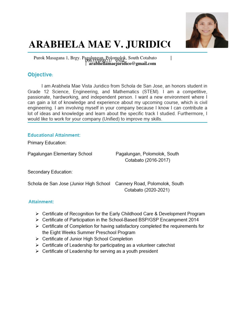 Resume Ni Ara | PDF | Learning