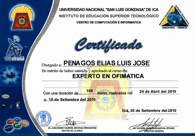 Certificado Experto en Ofimatica | PDF