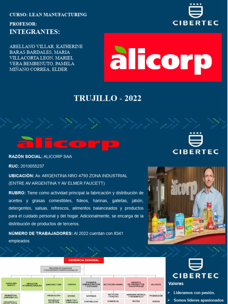 Proyecto Lean Manufacturing 12.12.22 - Empresa Alicorp (3) | PDF | Business | Lean Manufacturing