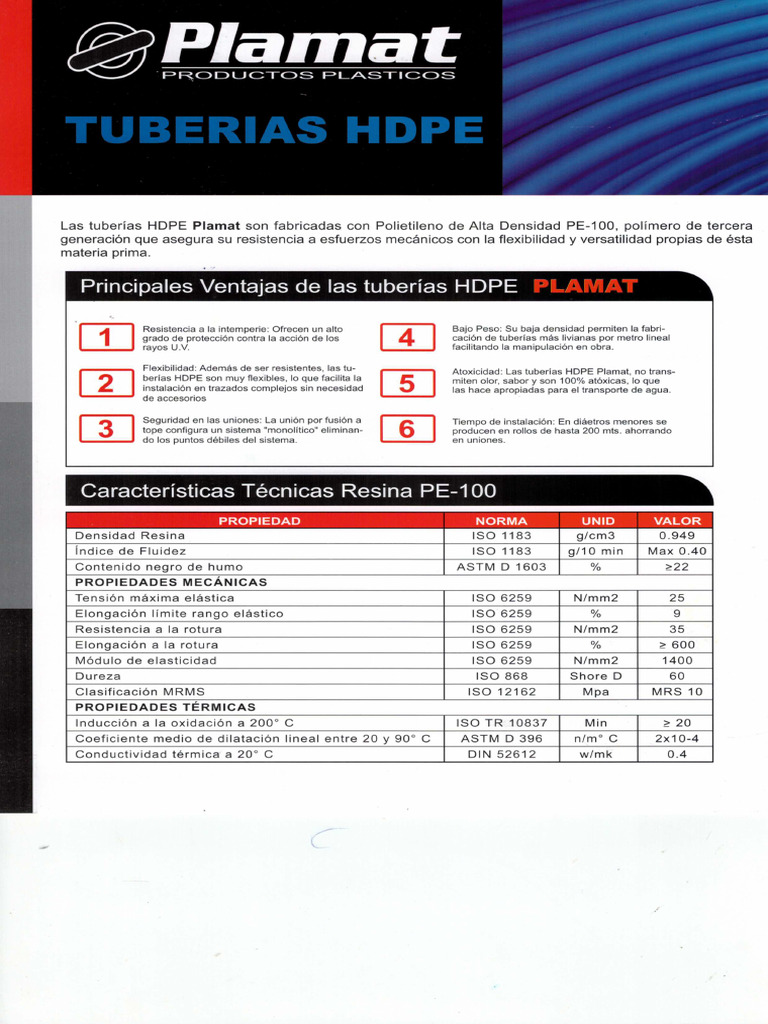 CATALOGO HDPE (1) | PDF