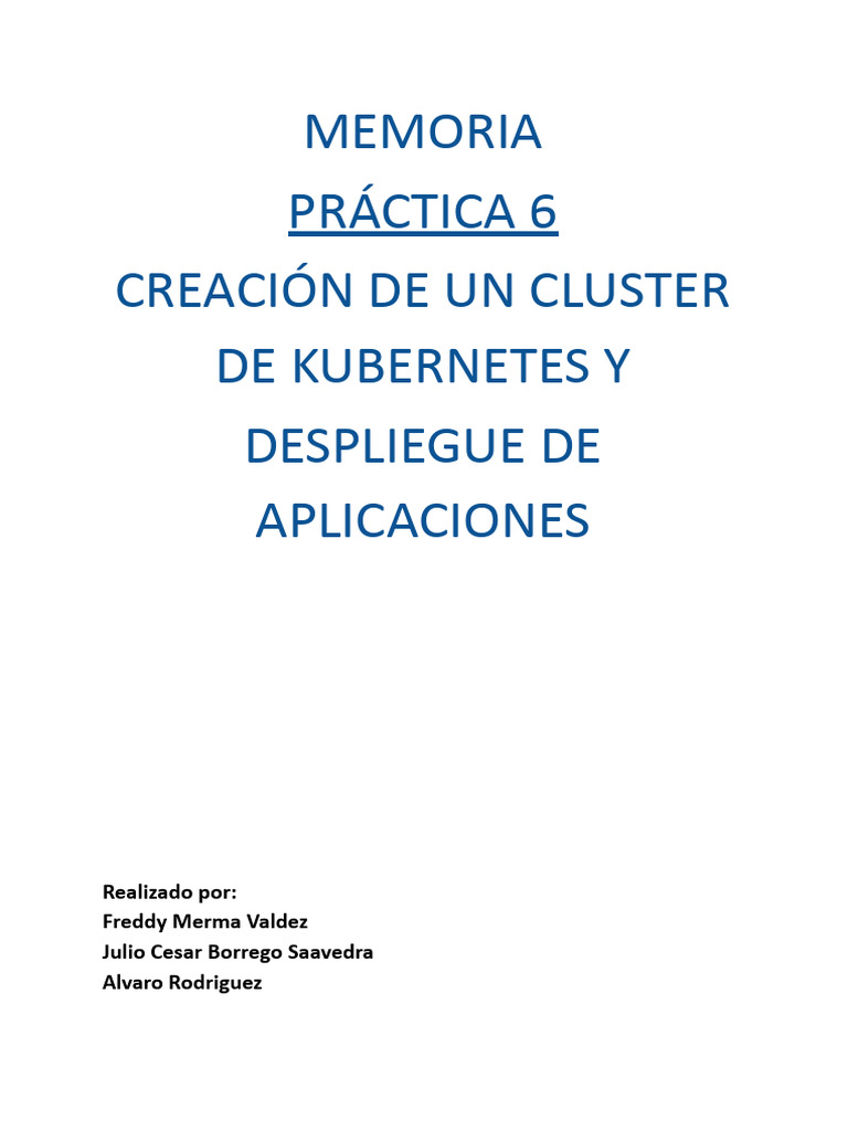 CDPS Practica6 | PDF | Informática