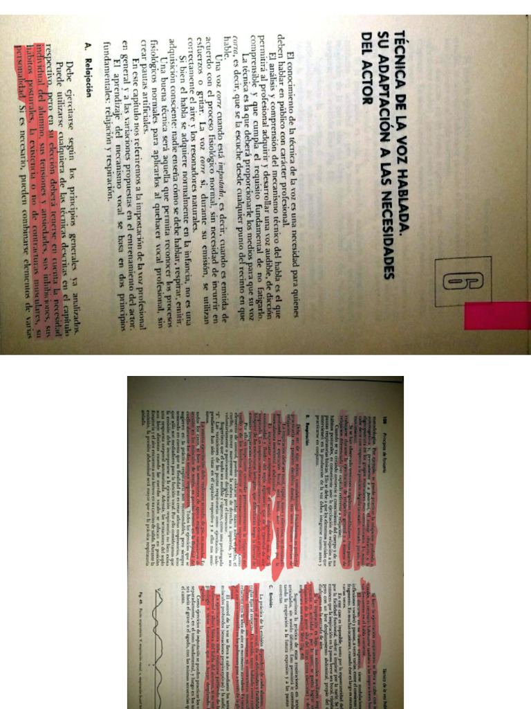 NAIDICH Cap. 6 La Voz Hablada. Su Adaptacion A Las Necesidades Del ...