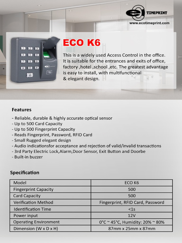 Eco k6 | PDF