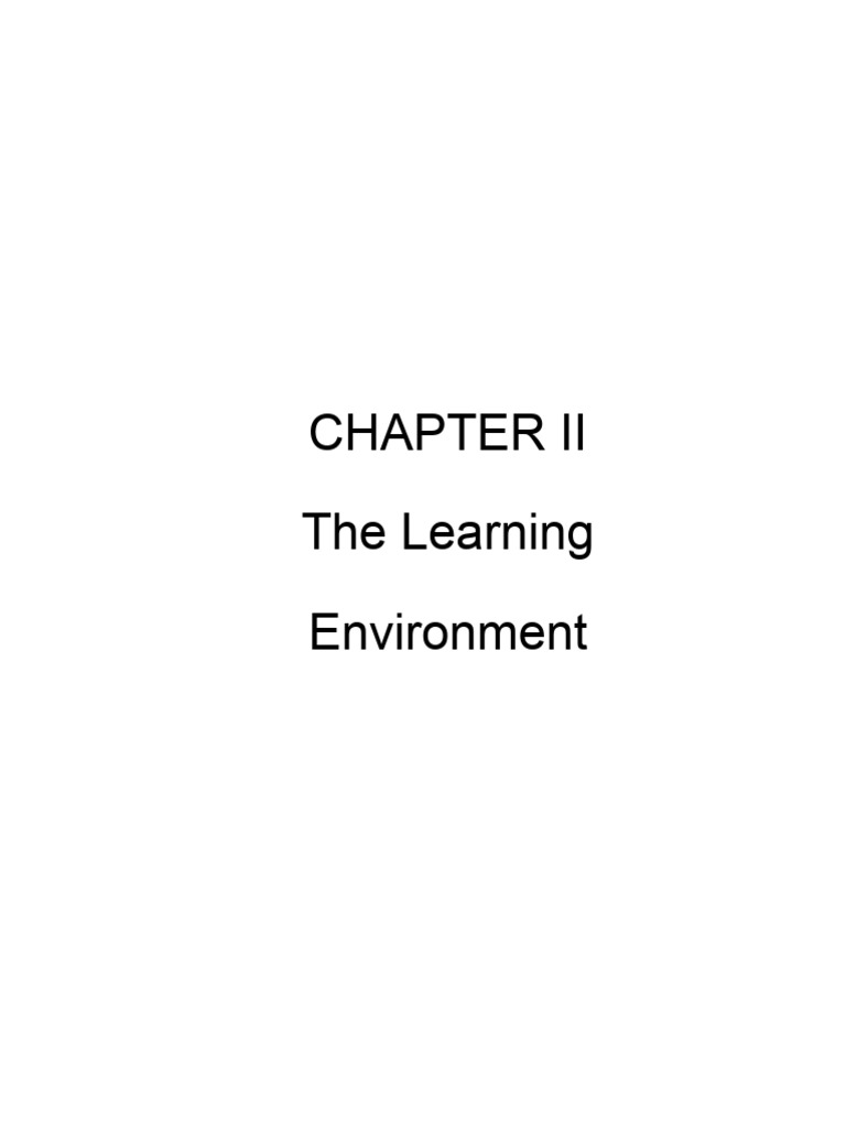 Rea Jean Sinon Field Study 1 - Chapter II | PDF | Classroom Management | Learning