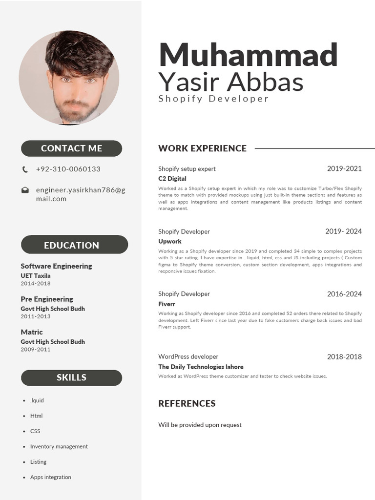 Sample CV | PDF