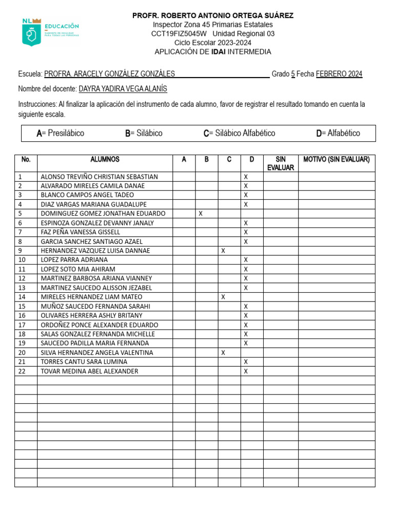 Formatos Idai | PDF | Ortografía | Sílaba