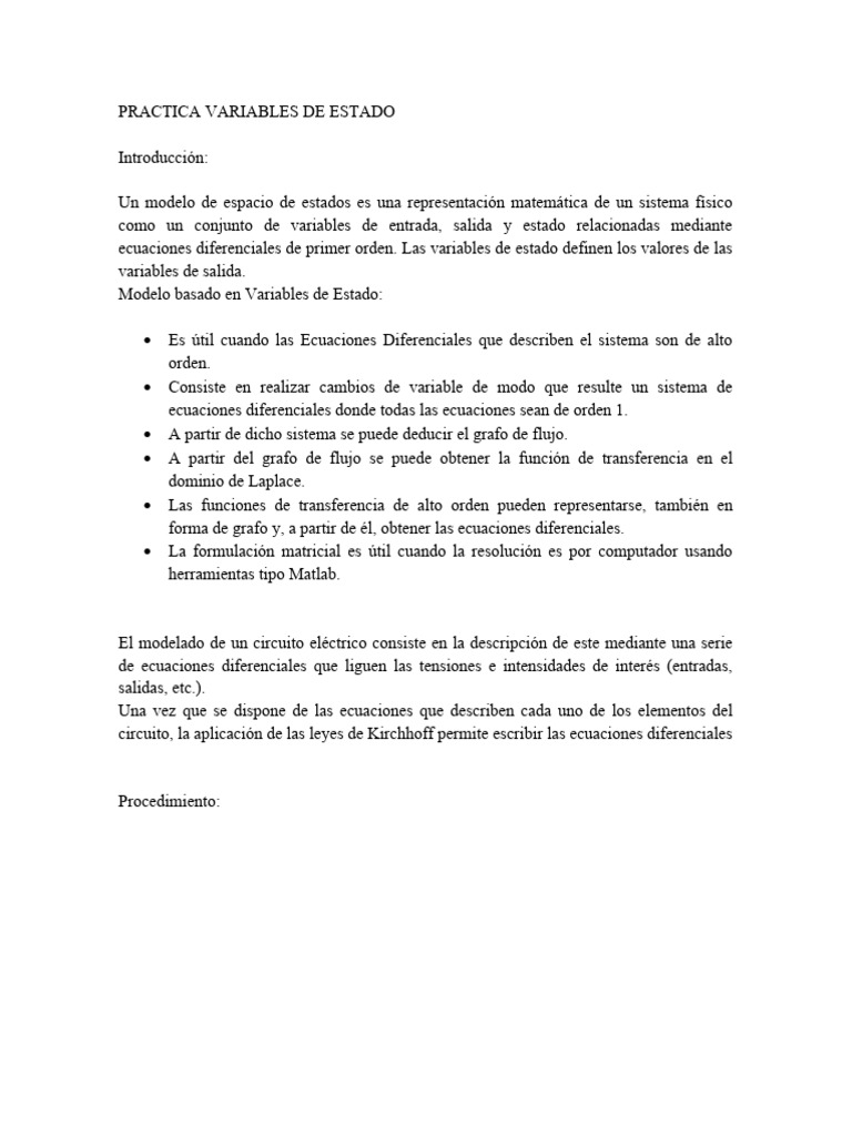 Reporte1-Practica Variables de Estado | PDF