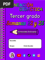 Portada para Carpetas de Planeacion Pedagogica | PDF