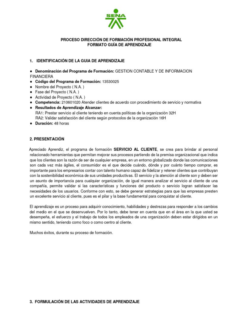 Guia D.H | PDF | Servicio al Cliente | Business