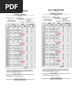 Sample-Dtr - August | PDF