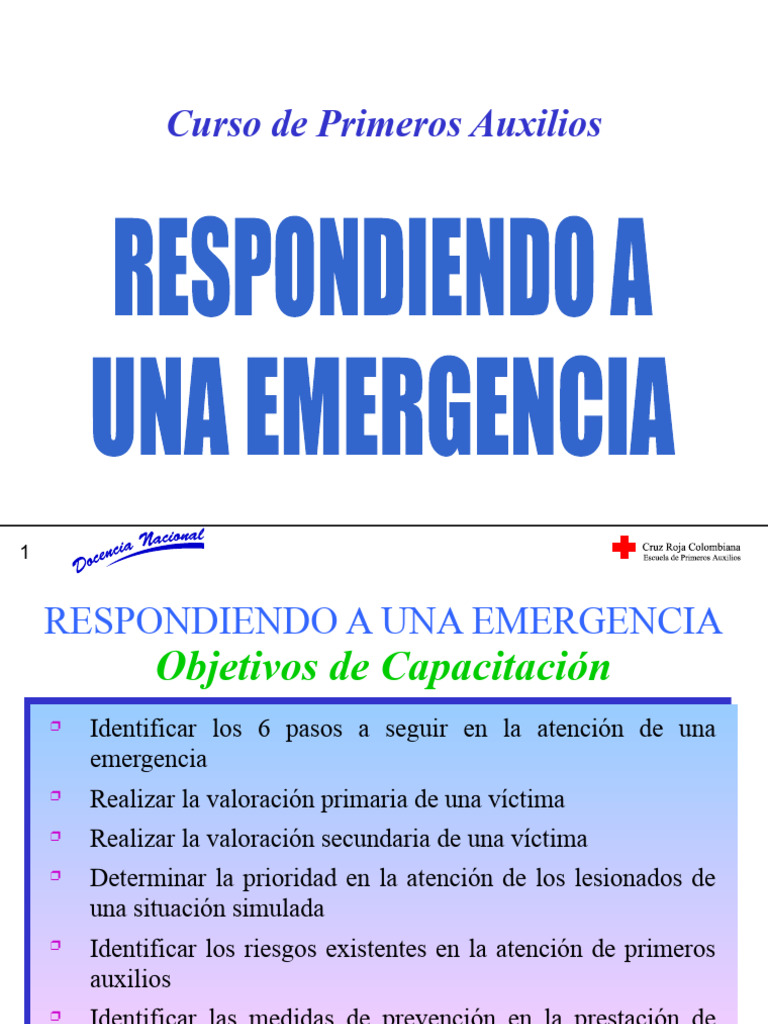 Acetatos Primeros Auxilios | PDF | Reanimación cardiopulmonar | Quemar