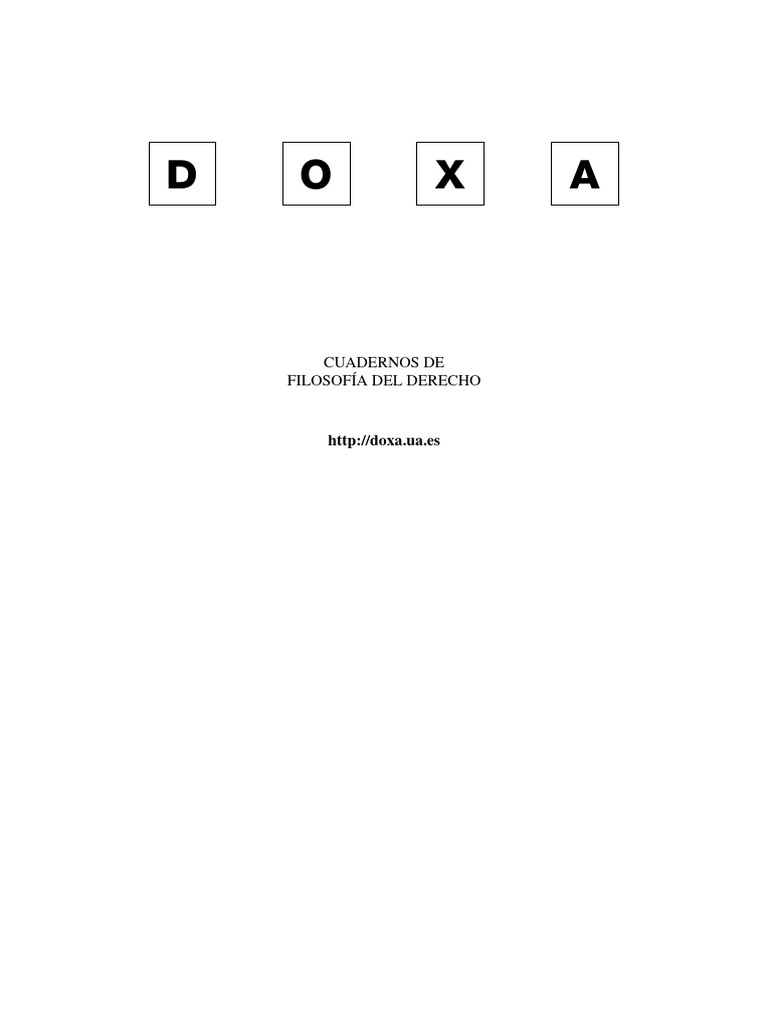 Doxa 4 Num 40 2017 876865 | PDF | Justicia | Crimen y violencia