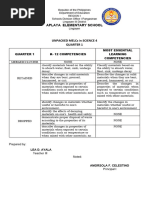 Least Learned Competency - First Quarter | PDF