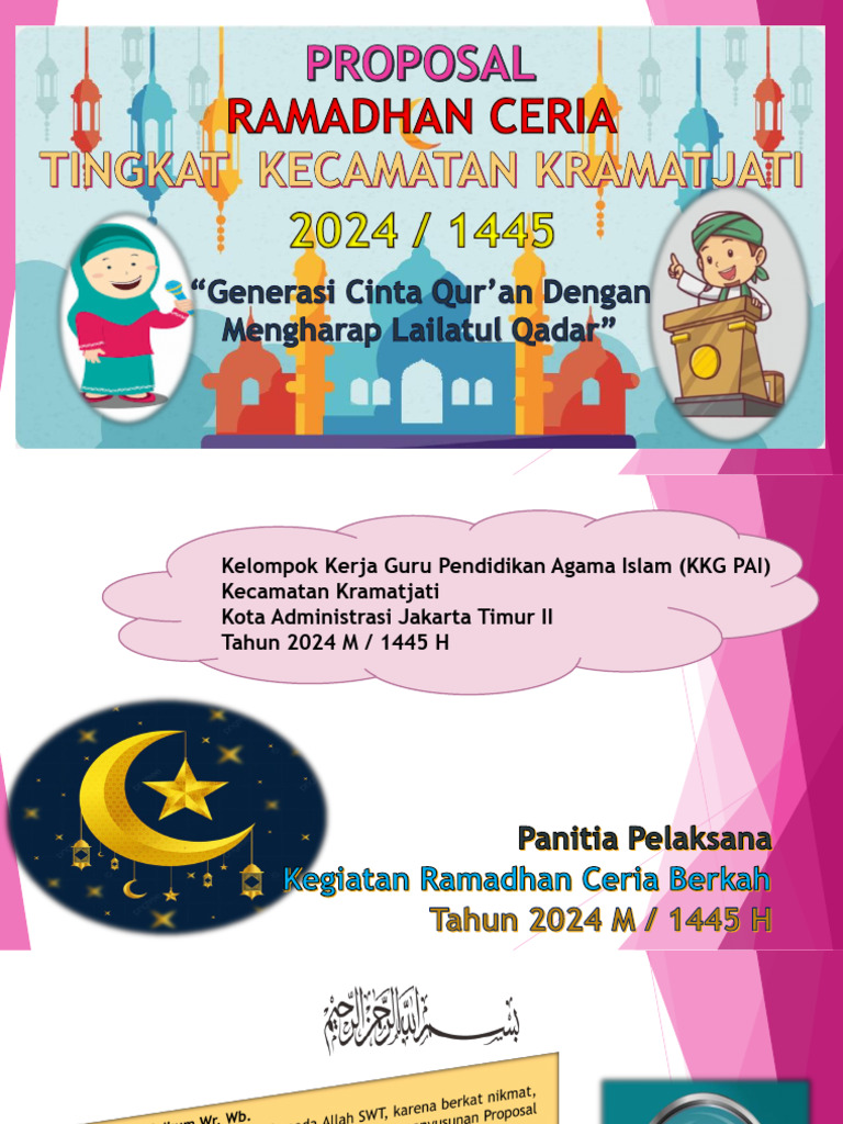 Proposal Pildacil Ramadhan Ceria 2024 | PDF