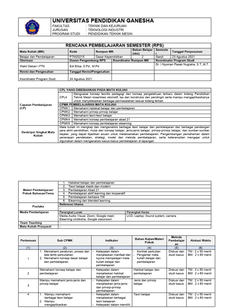 Silabus BDP | PDF | Karier & Perkembangan | Komputer