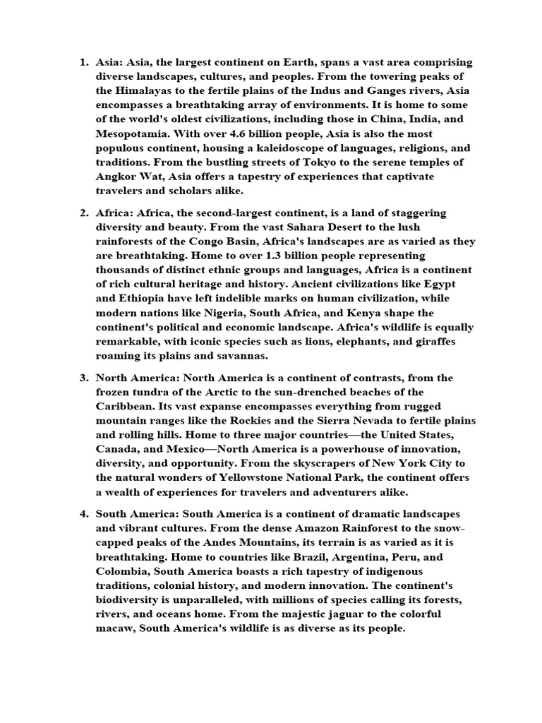 10 (Reaction Paper) 1 | PDF | Africa | Antarctica