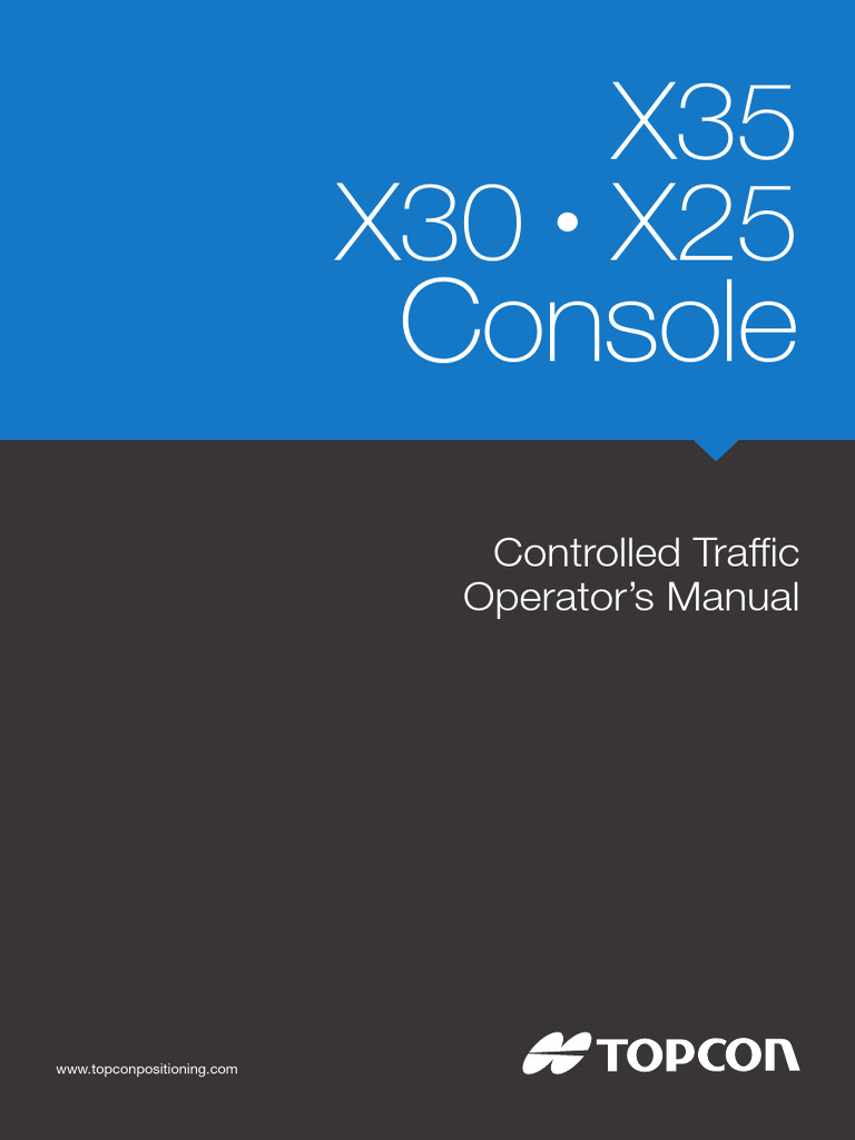 X35, X25. X30 Controlled Traffic Operator's Manual | PDF | Computer File | Electromagnetic ...
