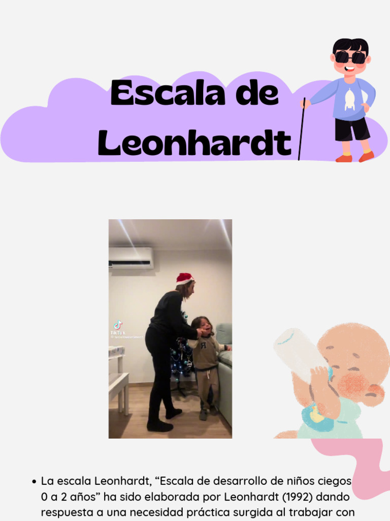Escala Leonhardt para niños ciegos | PDF