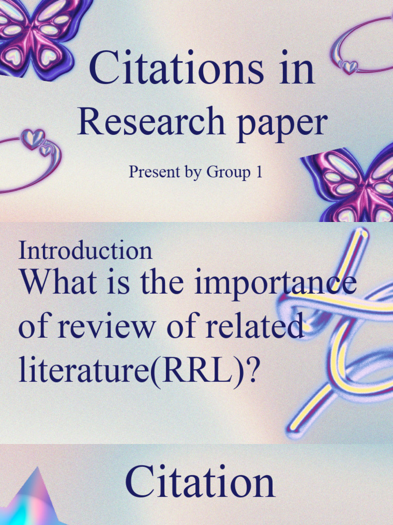 Citation Types in Research Papers | PDF | Citation | Human Communication