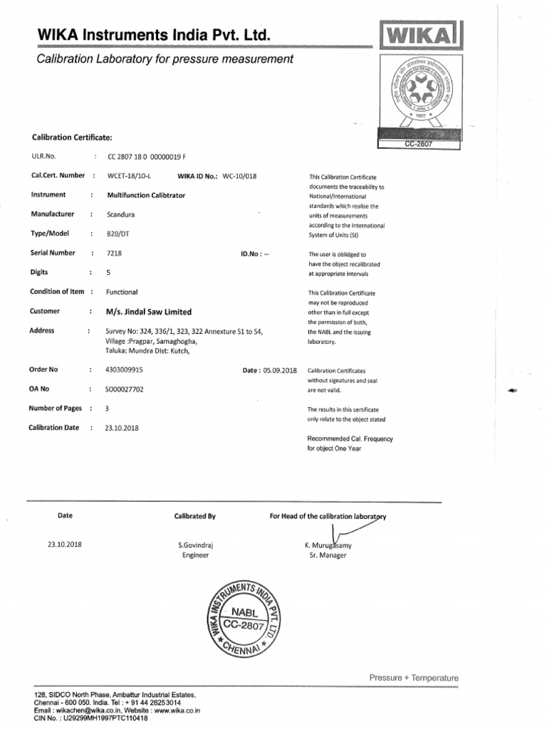 Ce Sampleetcertificate En In Pdf