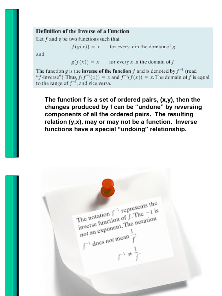 Inverse Functions | PDF | Function (Mathematics) | Derivative