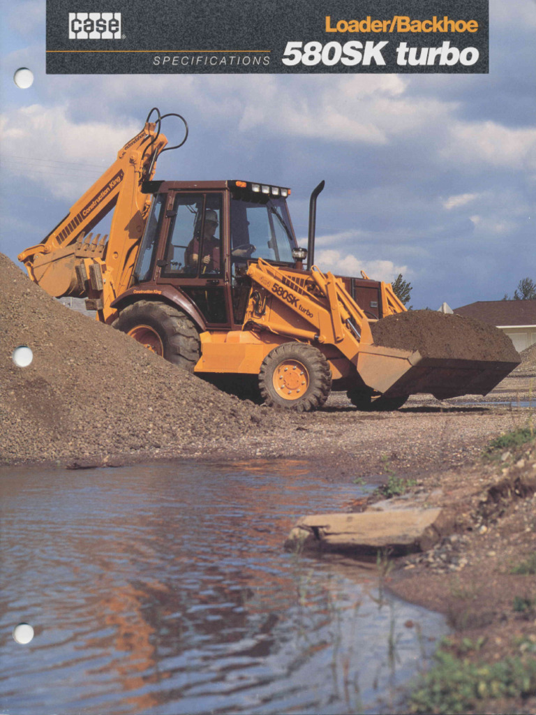 580sk Turbo 1993 (dc5) | PDF | Loader (Equipment) | Vehicles