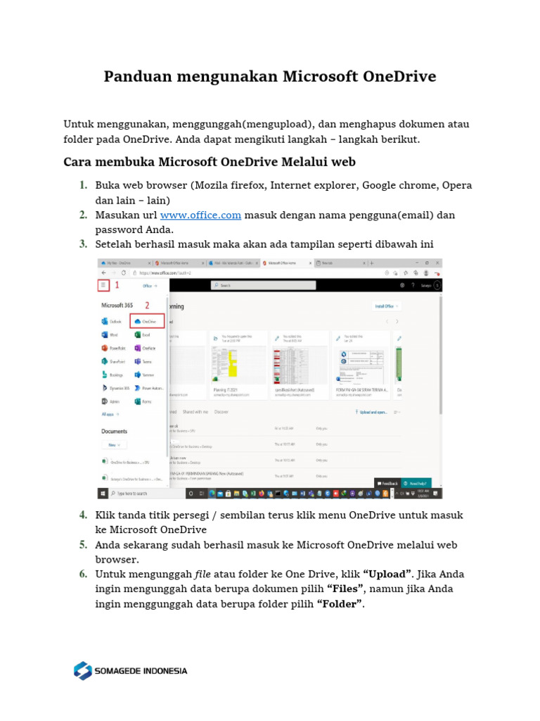 Panduan Microsoft OneDrive | PDF