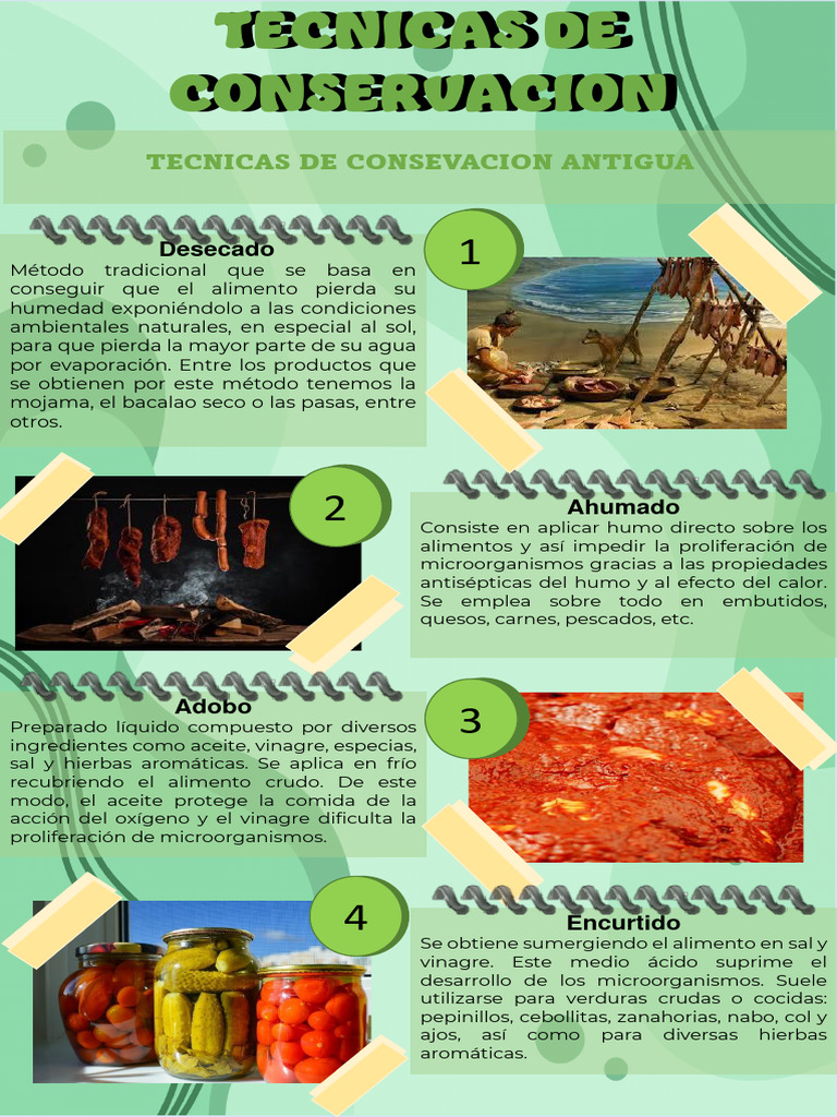 Taller Tecnicas de Conservacion | PDF | Agua | Alimentos