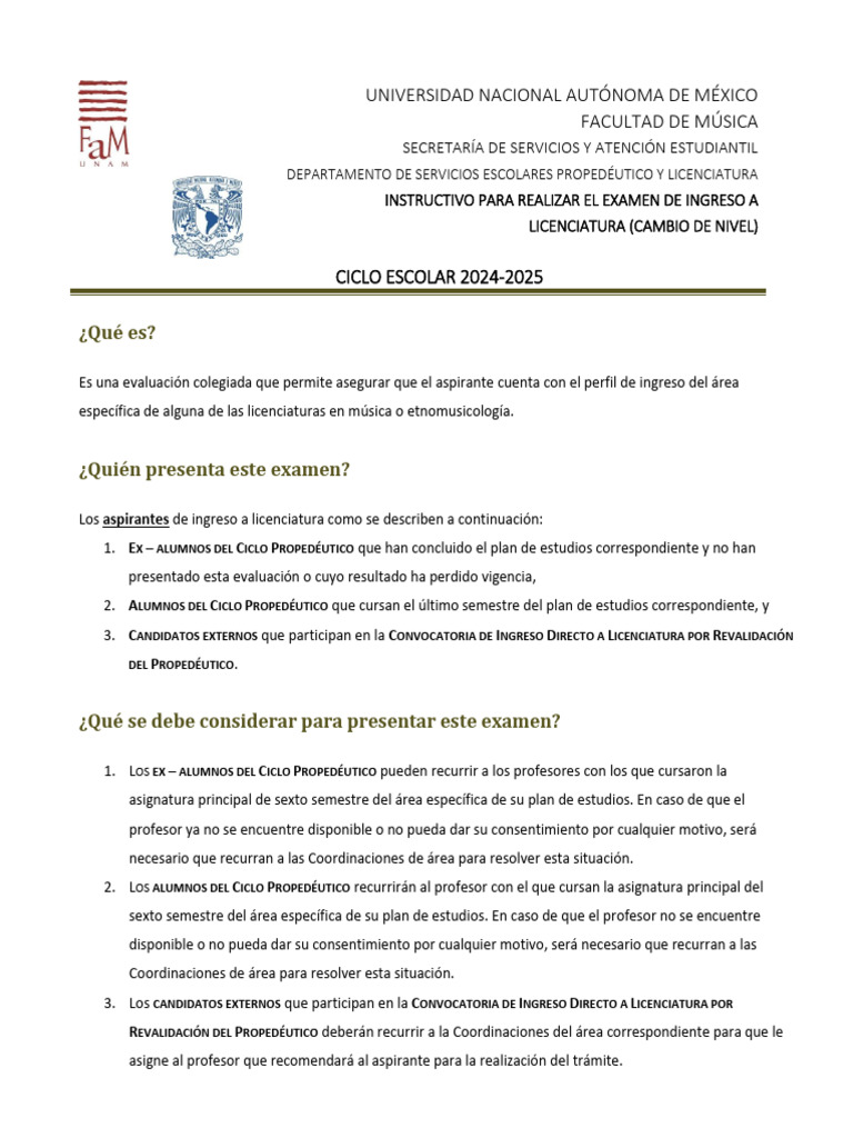 Instructivo CN 2024 2025 20240202 | PDF | Plan de estudios