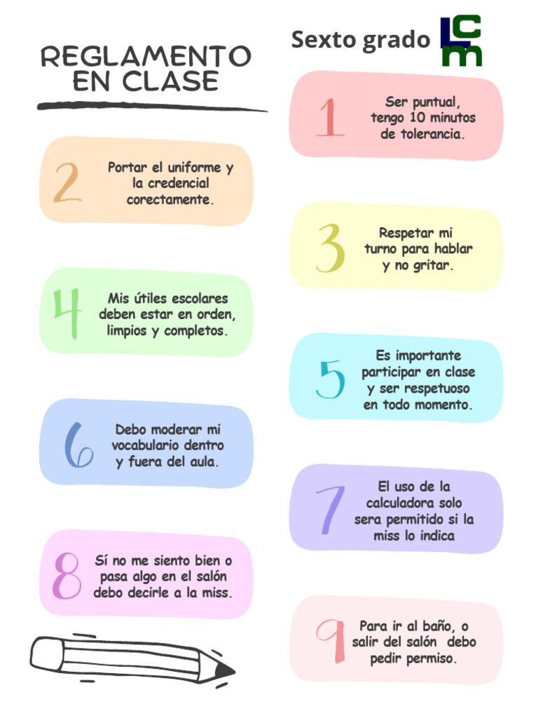 Reglamento de Clases | PDF