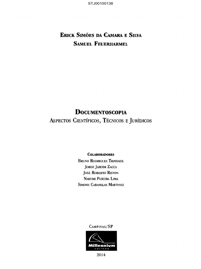 Documentoscopia Aspectos Cientificos | PDF | Testemunha especializada ...