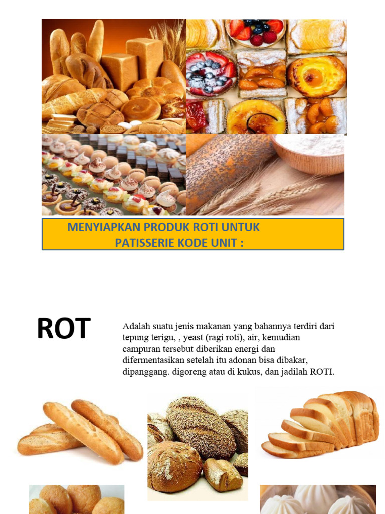 Menyiapkan Produk Roti Untuk Patisserie | PDF