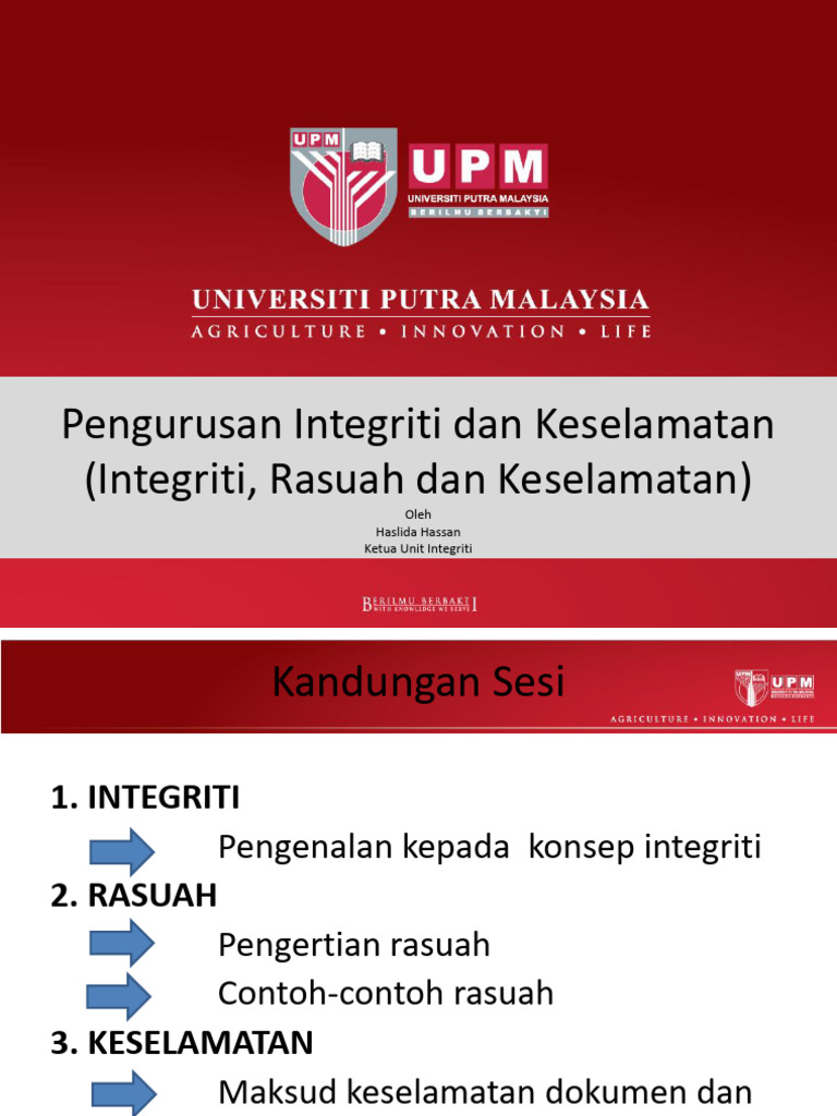 20191129075945ptm Integriti Dan Rasuah | PDF