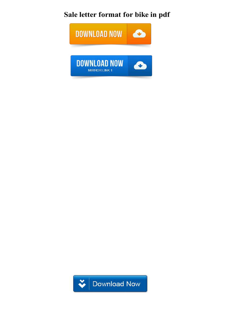 Bike Sale Letter Format | Download Free PDF | Vehicles | Mobile Home