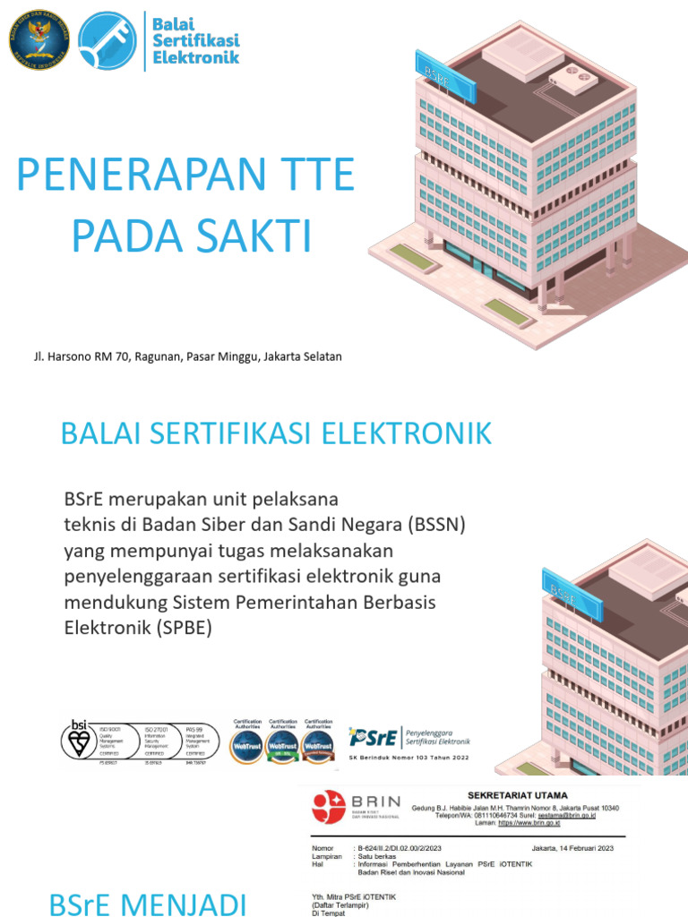 BSrE - Piloting TTE Tahap II | PDF