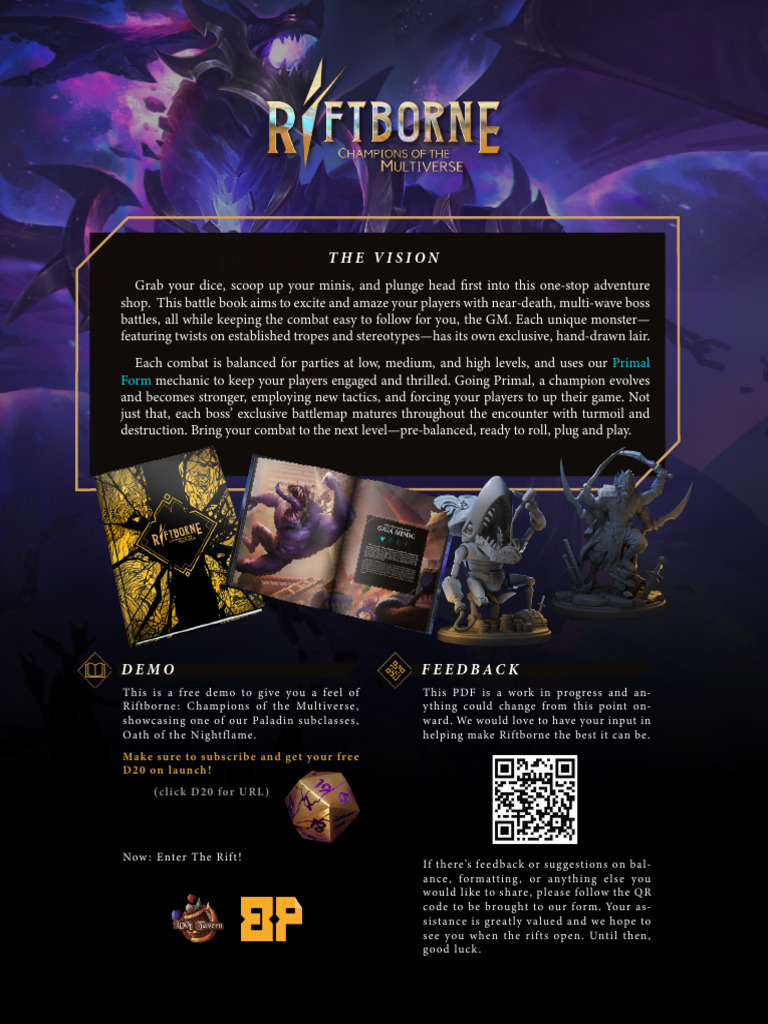 Riftborne: Oath of the Nightflame Guide | PDF | Dungeons & Dragons ...