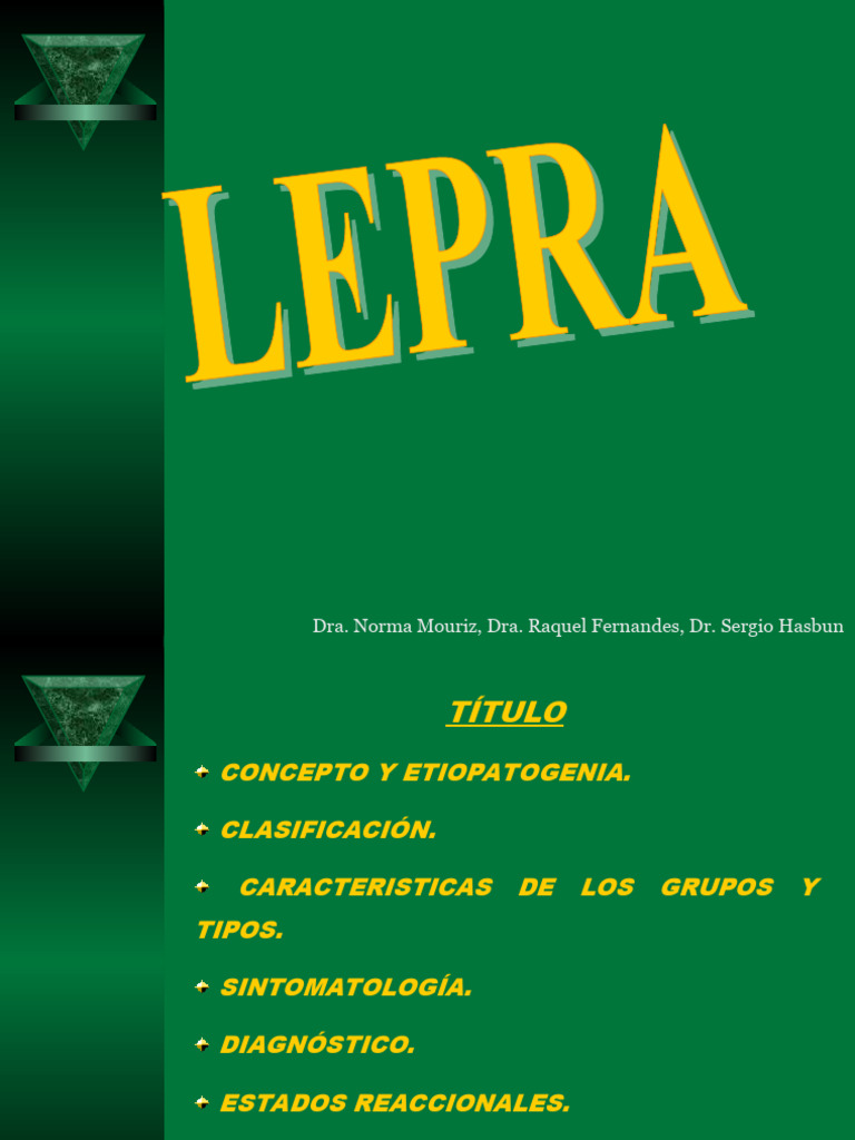 Lepra | PDF | Lepra | Dermatología
