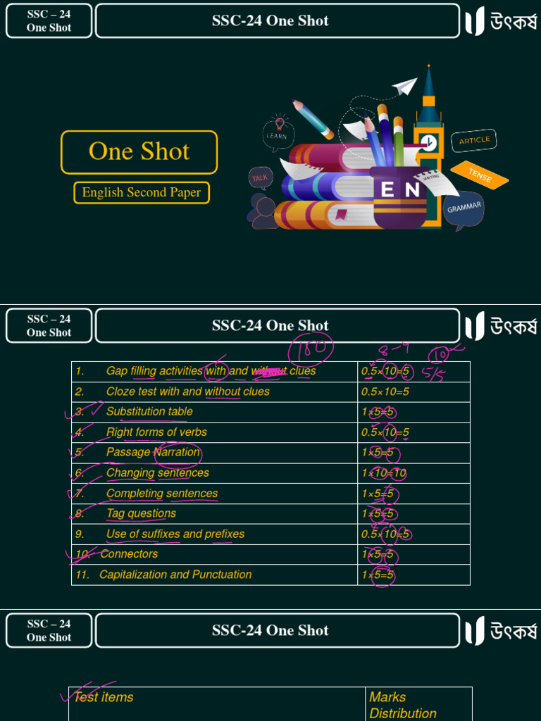 SSS 24 One Shot 2nd Paper | PDF