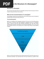 News Report Structure | PDF