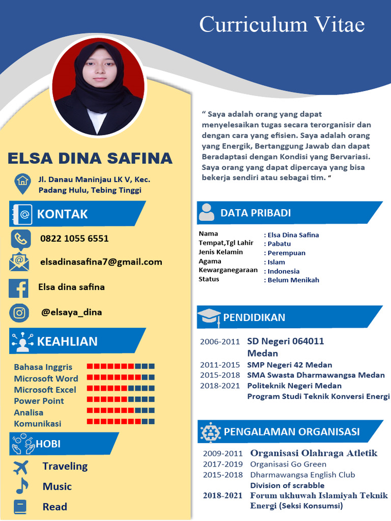 CV Elsa Terbaru | PDF