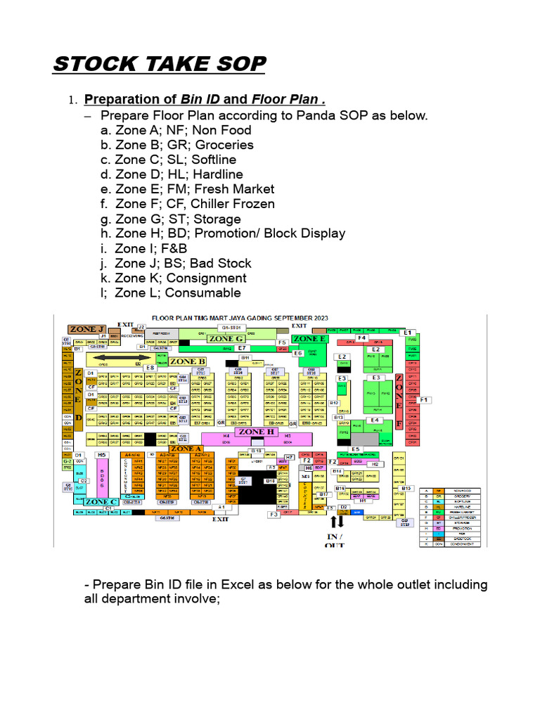 Stock Take Sop | PDF | Software | Computing