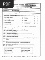 Grade 10 Chapter 1 REVISION | PDF | Sri Lanka