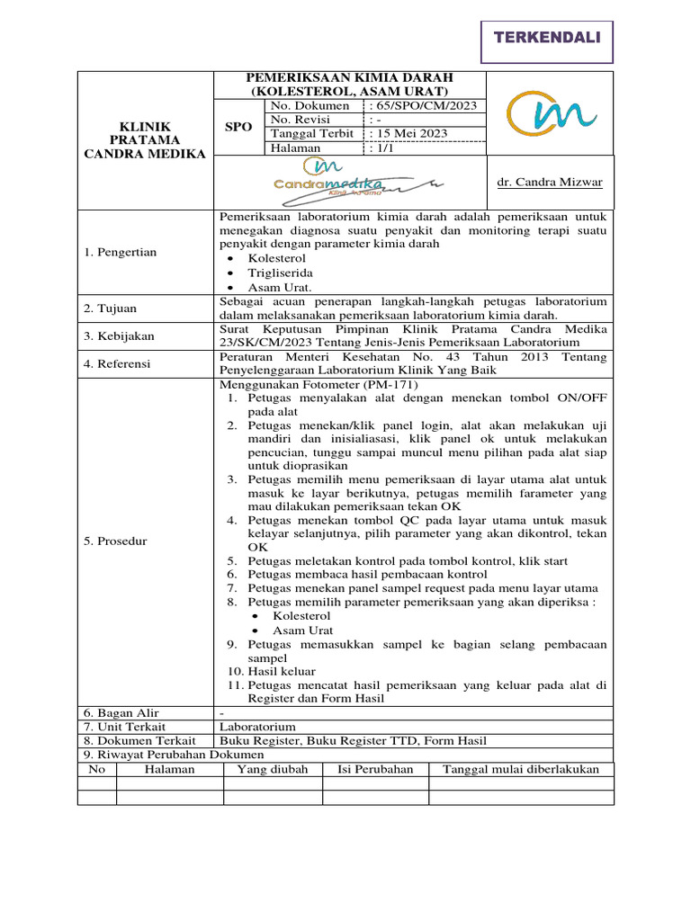 Pemeriksaan Kimia Darah Pdf