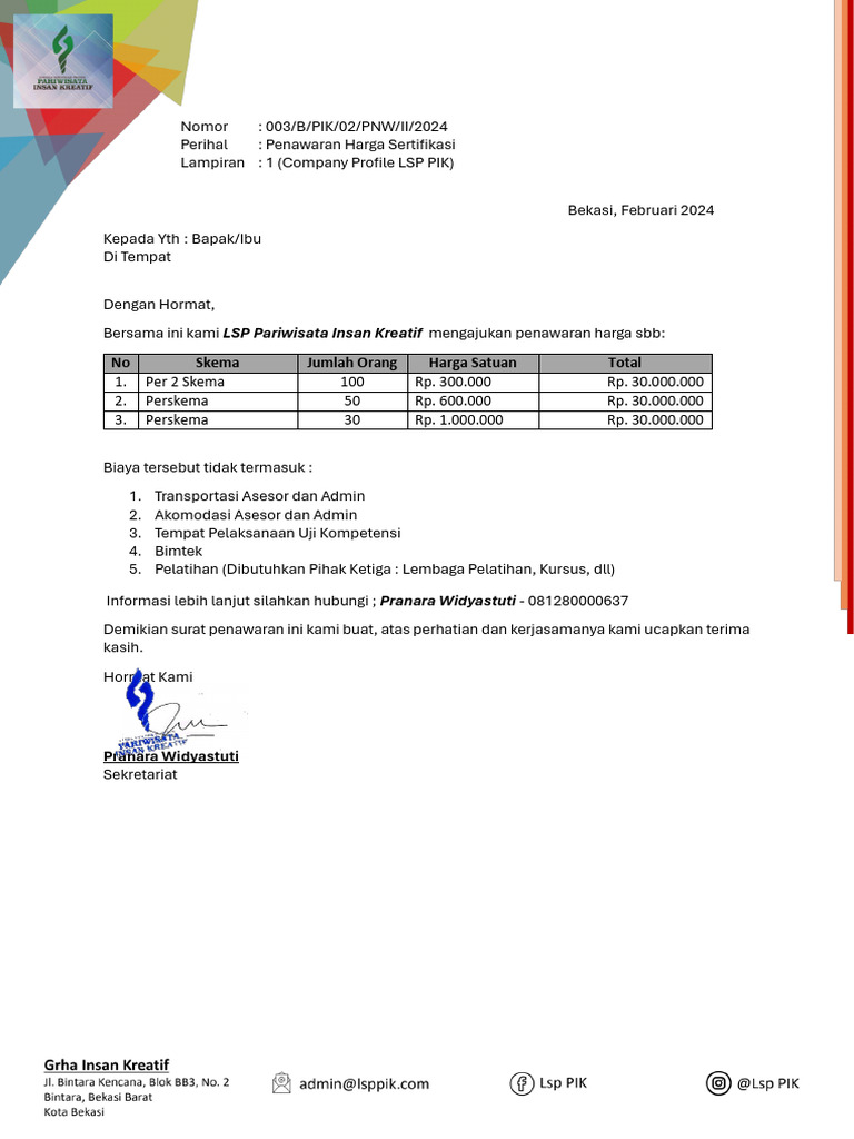 120224-LSP PIK-Surat Penawran - Unlocked | PDF