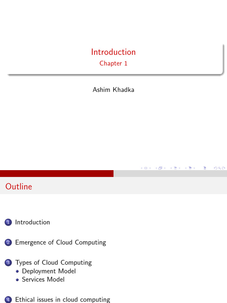 Chap 1 Introduction | PDF | Cloud Computing | Software As A Service