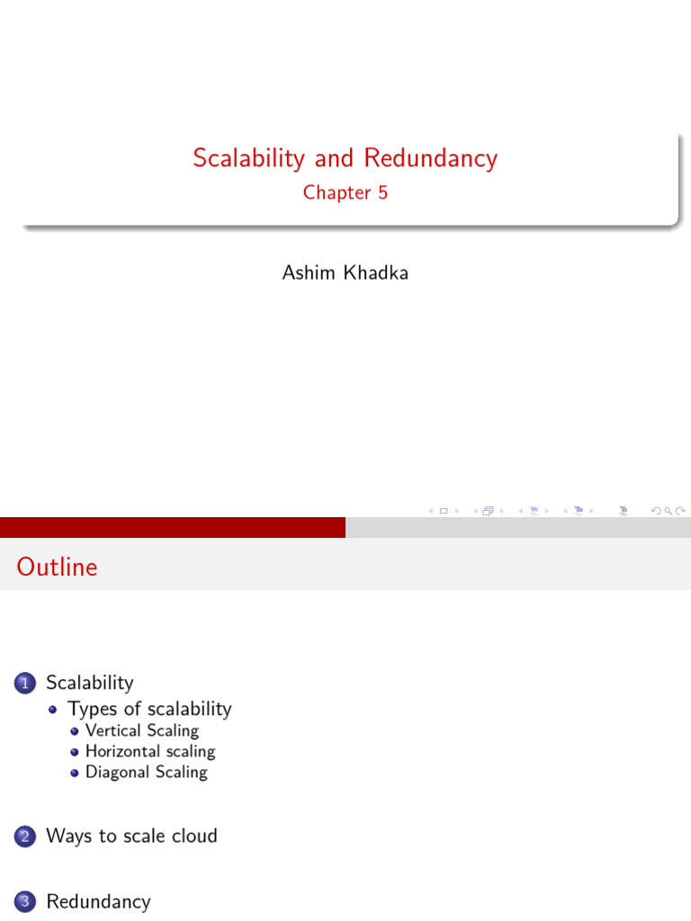 Chap 5 Scalability and Redundancy | PDF | Scalability | Cloud Computing