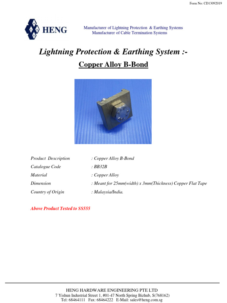 BB32B Copper Alloy B Bond | PDF