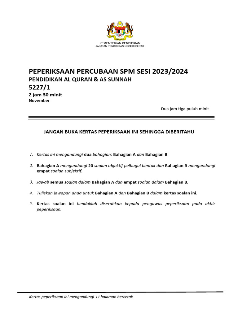 Soalan PPC PQS 2023 | PDF