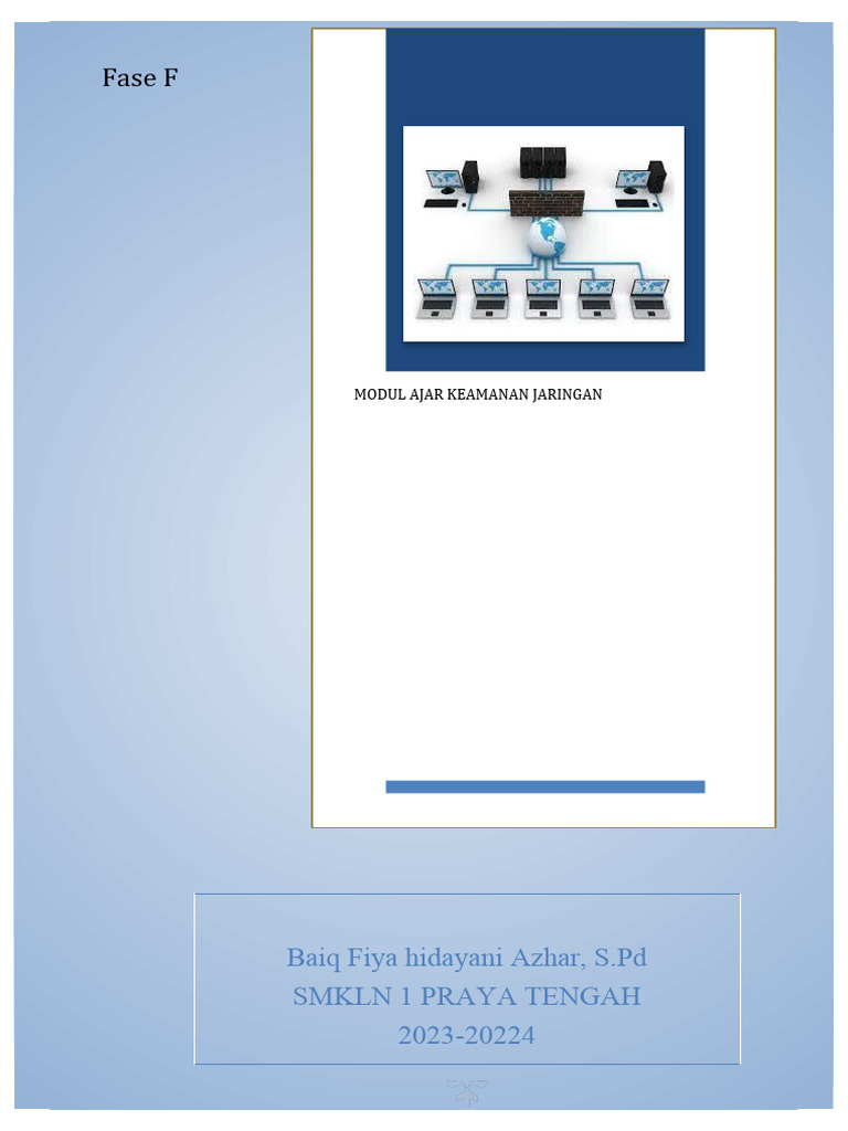 Modul Ajar 3 Keamanan Jaringan | PDF