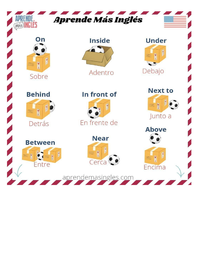 Preposiciones en Ingles | PDF